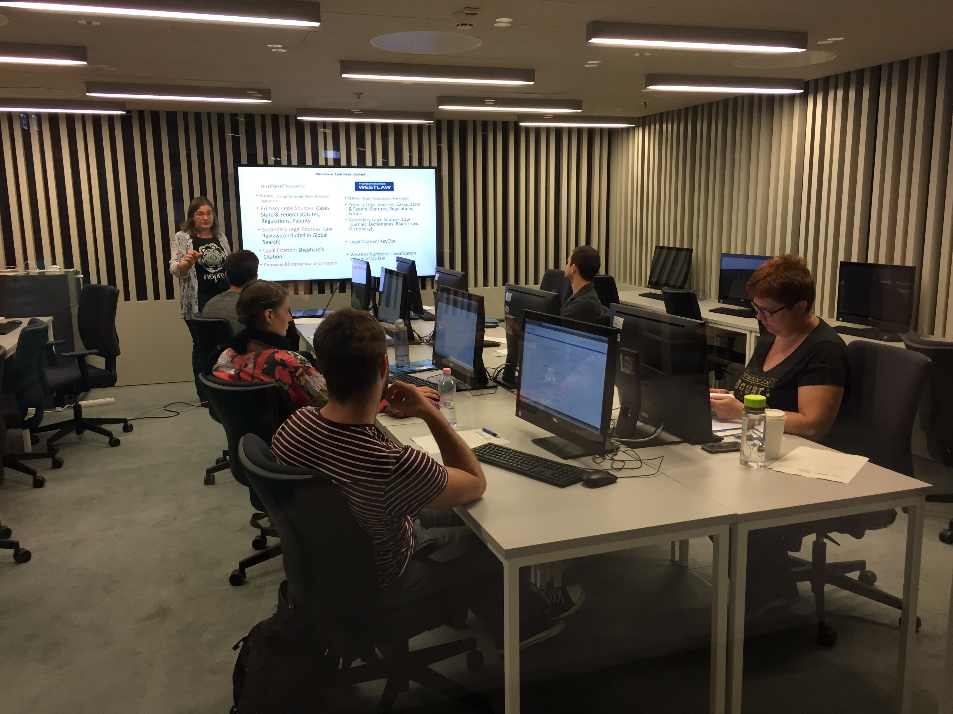 » Library database training?